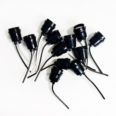 12PCS Pigtail Lamp Holder Socket 250V 6A 12 E27 Lamp Base Waterproof ...