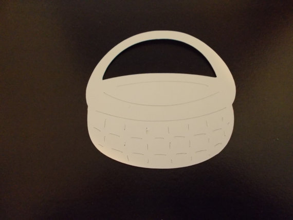 Lot of 25 Baskets - Scrapbooking/Cardstock Cutout Embellishments ...