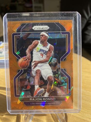 2021-22 Panini Prizm - Rajon Rondo #104 Orange Ice Prizm for sale ...