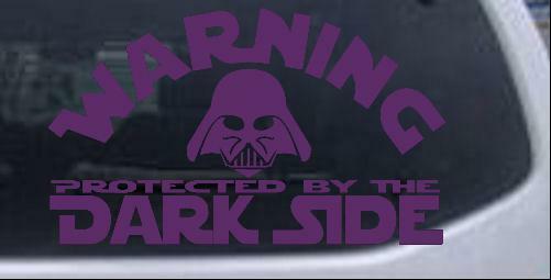 Star Wars Darth Vader Dark Side Car or Truck Window Laptop Decal ...