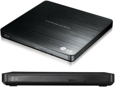 LG GP60NB50 8x Ultra Slim Portable External USB DVD Drive Burner - M ...