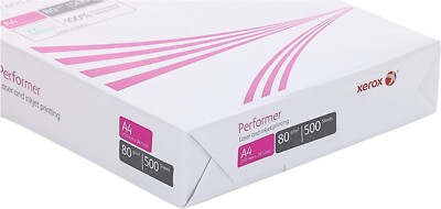 Xerox Performer Paper 80gsm, A4 White Copier Printer 500 Sheets | eBay