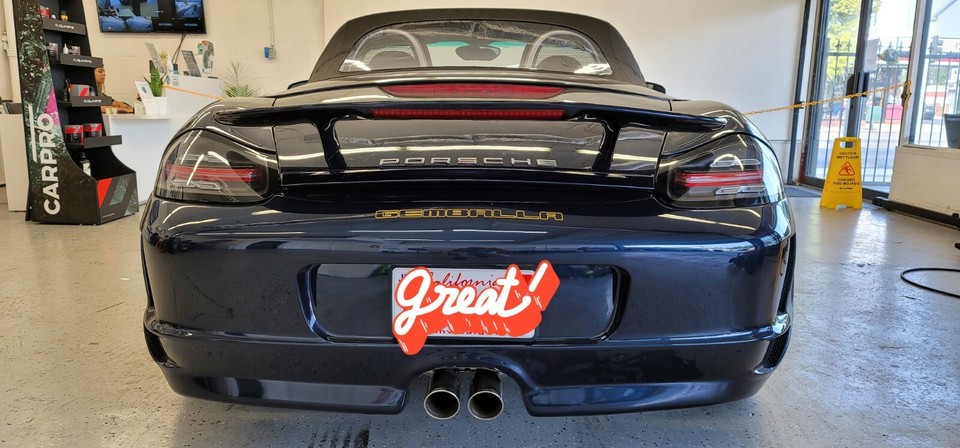 Porsche Boxster 986 987 Aero Style spoiler Wing with 3rd brakelight USA ...