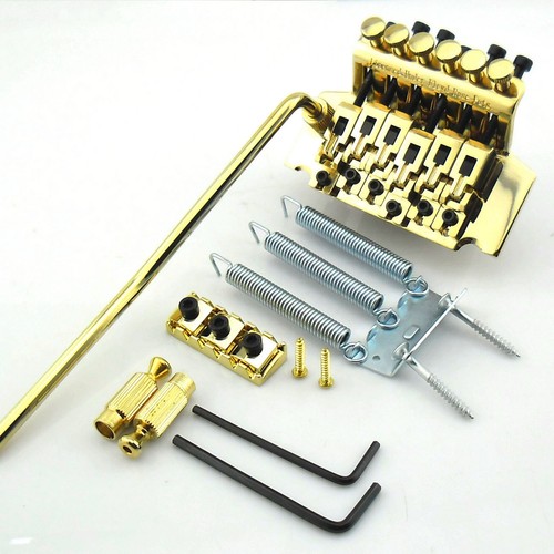 1Set Gold Plated Double Tremolo Bridge Double Locking System For ...
