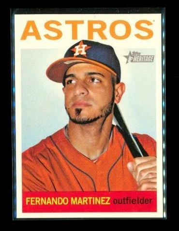 2013 TOPPS HERITAGE Baseball Trading Card #381 FERNANDO MARTINEZ ...