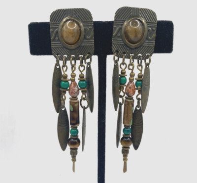ShyAnne, Bootbarn, southwest rodeo cowgirl, dangle 3" earrings - NWT | eBay