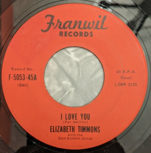 Elizabeth Timmons Renie Carle Whiz-Liz Chorus Sam Kimble rare R & B ...