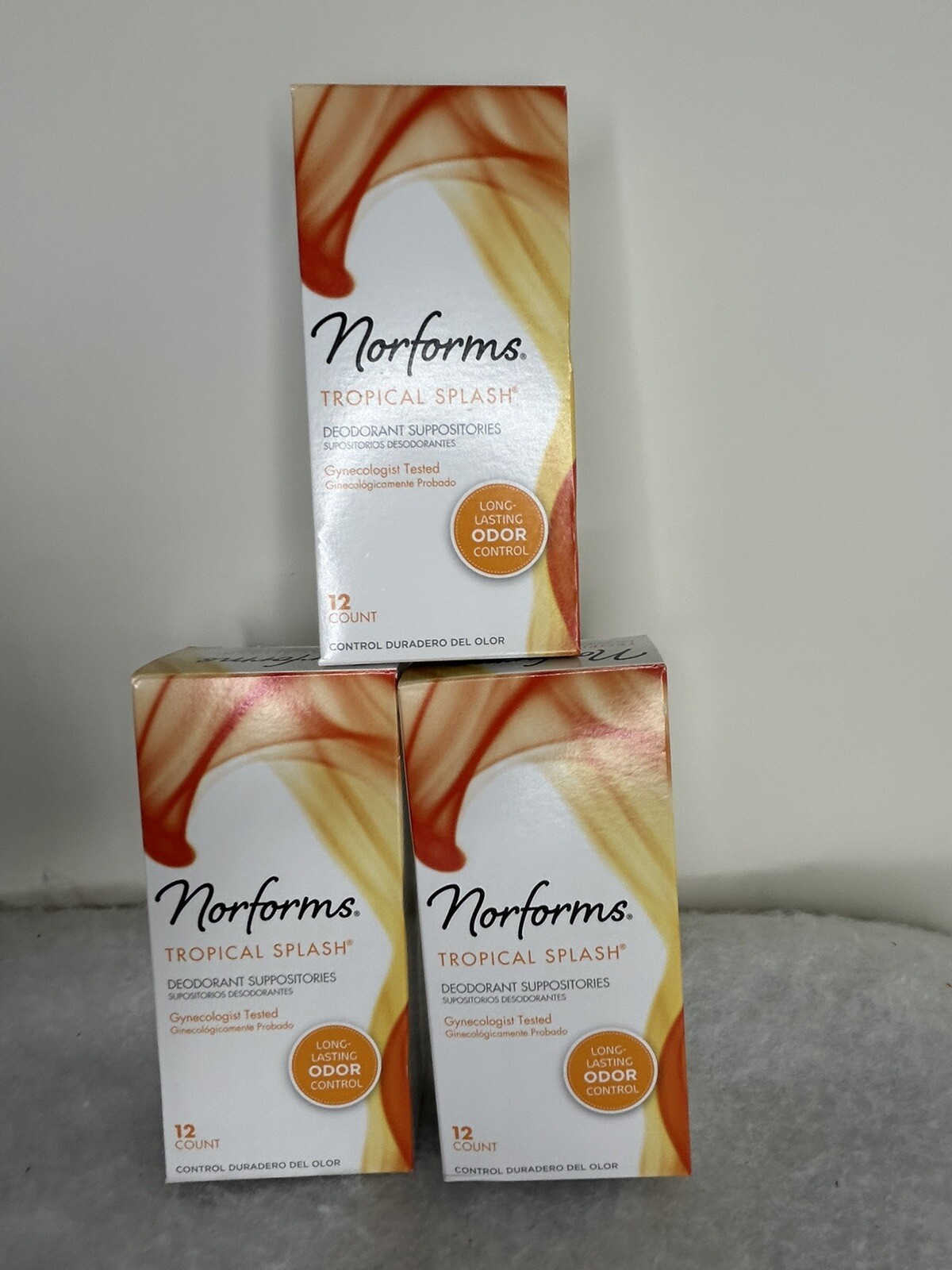 Norforms Suppositories Tropical Splash 12 Count (Pack of 3) | eBay