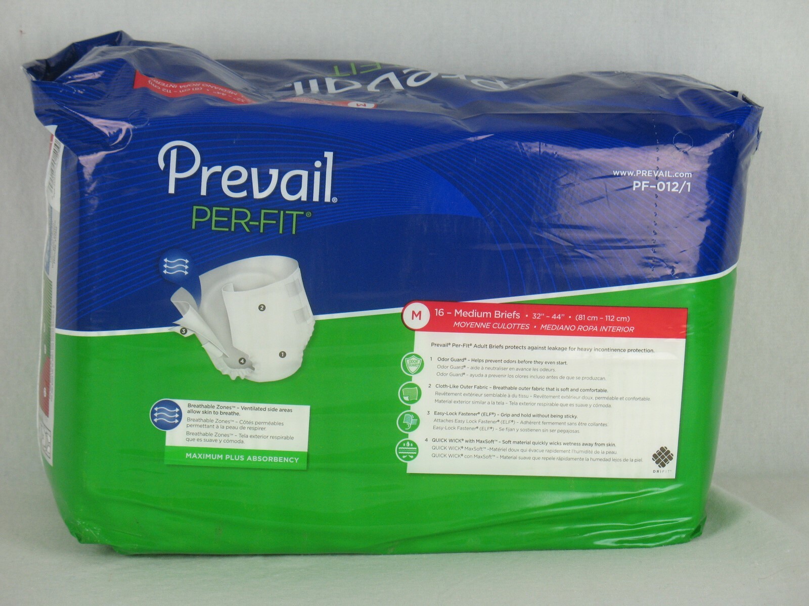 Absorbent Garments Adult Med 32''-44''- Package of 16 #PF-012/1 | eBay