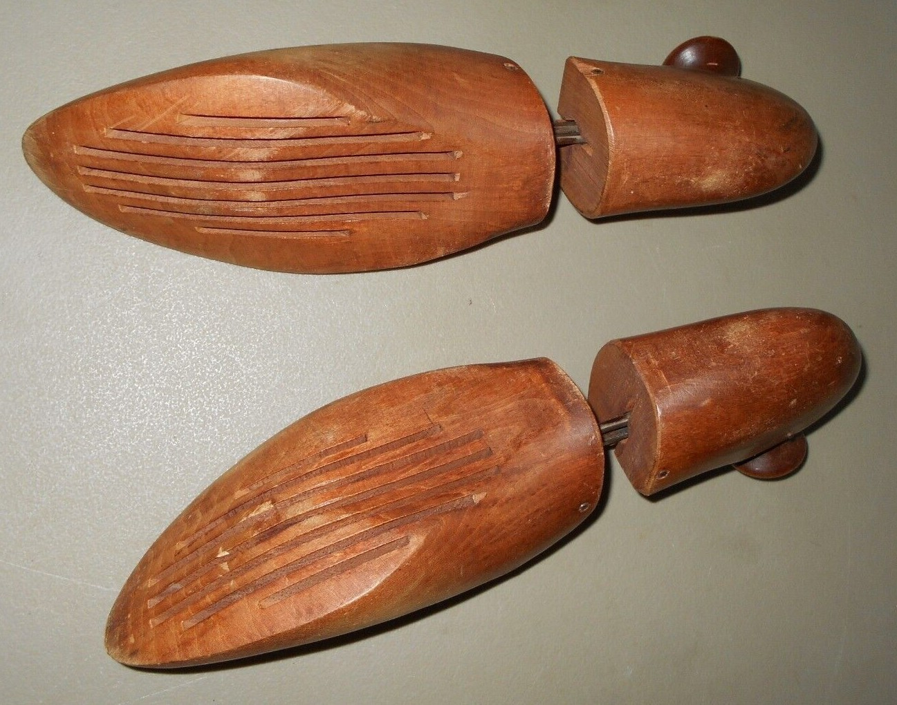 Wooden Shoe Form Stretcher 10-1 Cobbler Insert Vintage - Gem