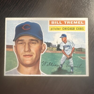 1956 TOPPS #96 BILL TREMEL CUBS VG-EX OR BETTER *Hot Corner Vintage* | eBay