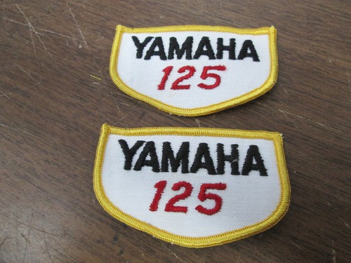 Vintage NOS Yamaha 125 Motorcycle AT1 YZ125 MX Emroidered 2x3.25 ...