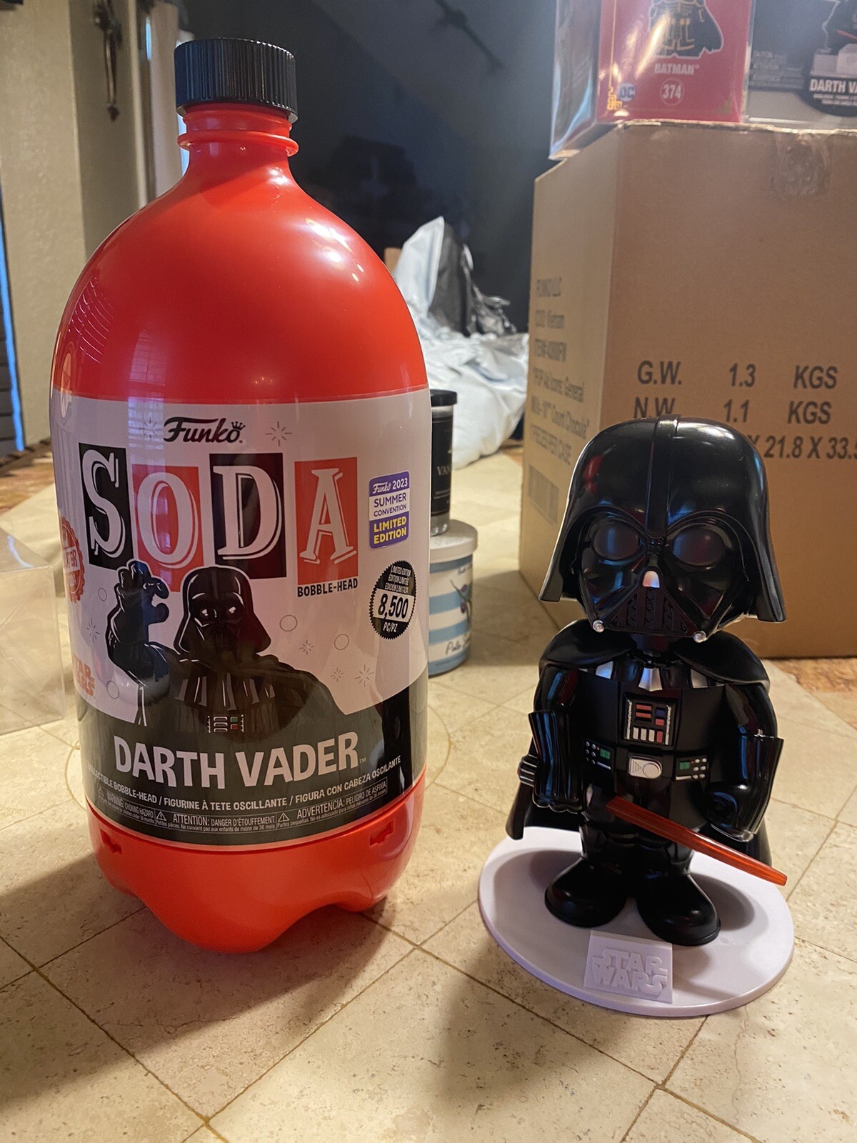 Funko Vinyl Soda 3 L: Star Wars - Darth Vader (SDCC) - San Diego Comic ...