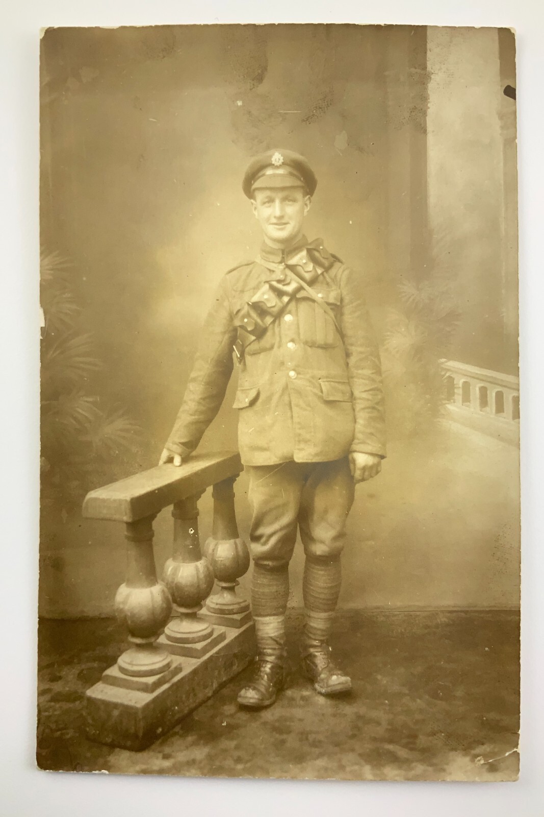 Portrait of WWI Soldier World War 1 RPPC Real Photograph Postcard AA201 ...