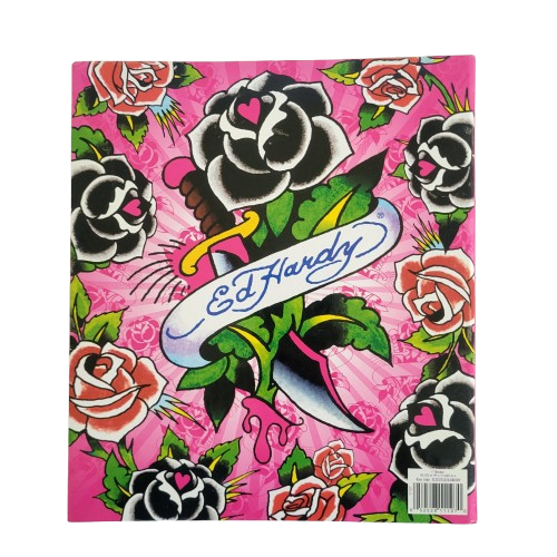 Ed Hardy / Lisa Frank Vintage Y2K Rose Knife Love Kills Softly Pink 1 ...