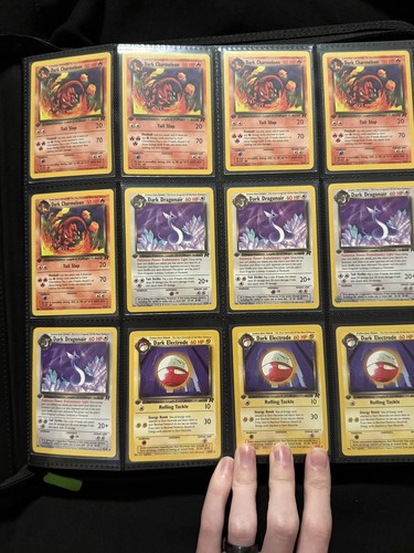 Pokémon TCG Team Rocket Binder-1st Edition Team Rocket & EX Team Rocket ...