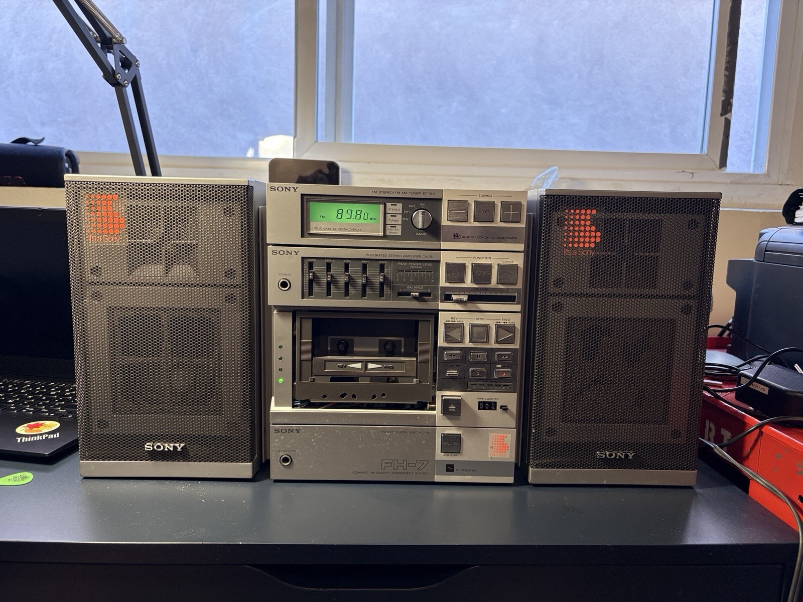 VINTAGE Sony FH-7 Stereo Boombox Ghettoblaster Stereo Cassette | eBay