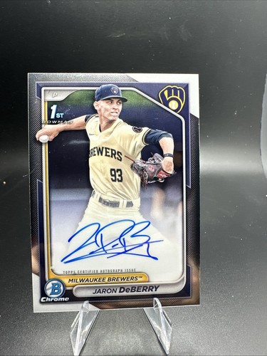 2024 Bowman Draft - Chrome Prospect Autographs Jaron DeBerry #CPA-JDE ...