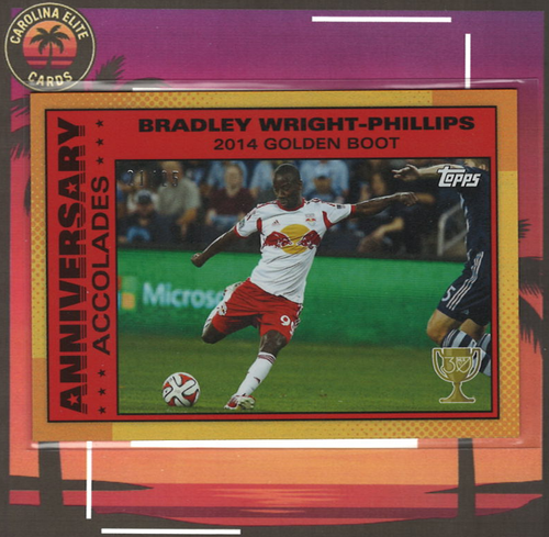 Bradley Wright-Phillips 2025 Topps MLS 30th Anniversary Accolades Orange /25 NY | eBay
