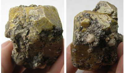 #5 Mexico Terminated Yellow Vesuvianite Cube Crystal Specimen 449.70Ct ...