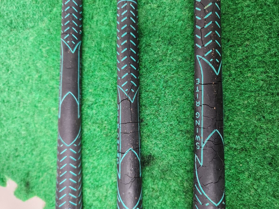 Vtg Golfcraft Staff Club Set 1,3,4 Woods RH Stiff Pro Flex Steel (3 ...