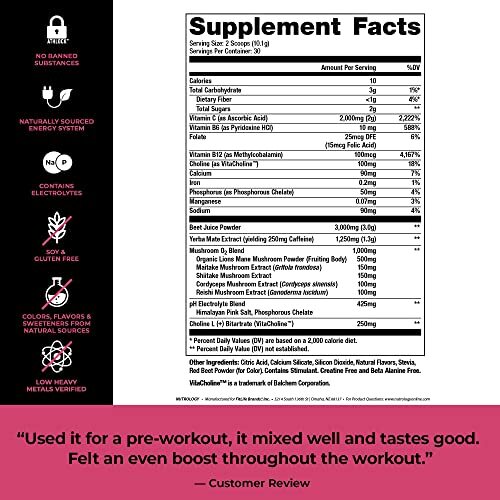 Nutrology Beet Natural O2 Pre Workout Powder Energy Endurance & Nitric ...