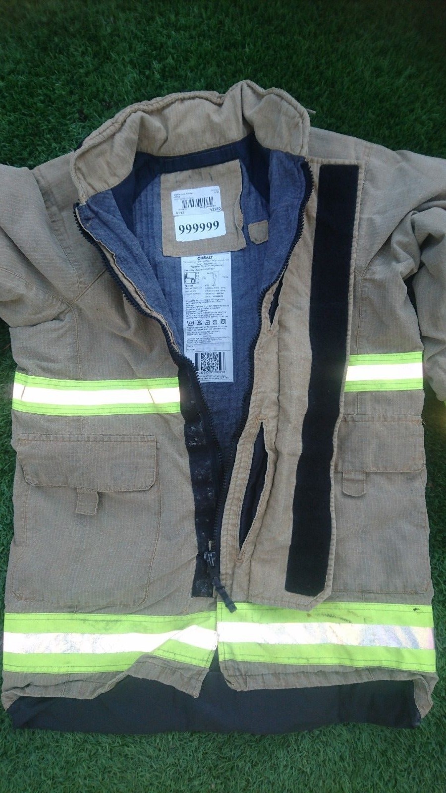 FIREFIGHTERS GOLD FIRE TUNIC | eBay UK