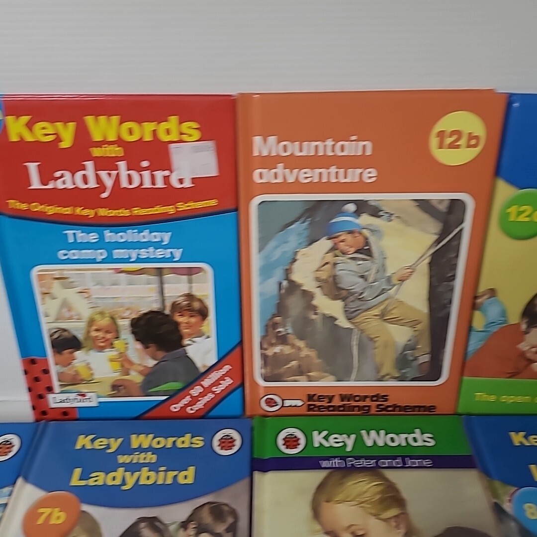 13 Ladybird Key Words Read With Me HC Books 7A - 12C Peter & Jane Lot D ...