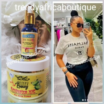 Glitzluxury Exclusive YELLOW SISI BODY CREAM & Evob Raw White Egg Yolk ...