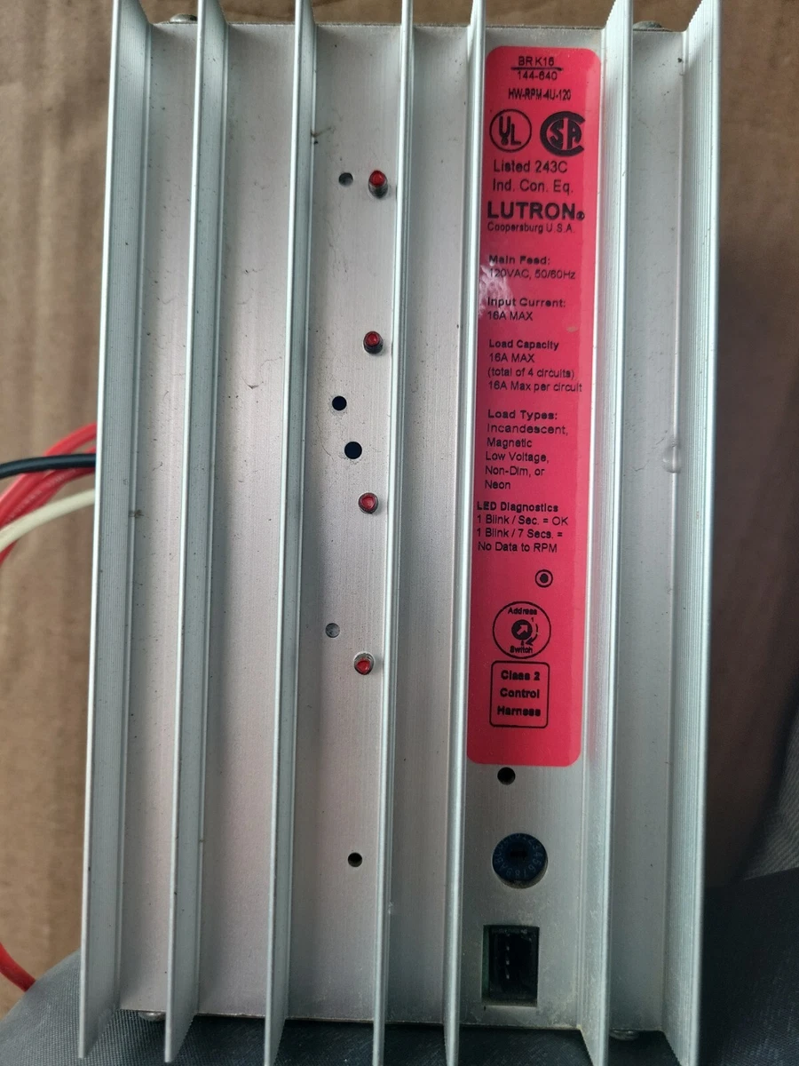 Lutron HW-RPM-4U-120 Dimming Module W/Connectors – NTC, 47% OFF