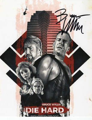 RP Bruce Willis Signed Photo 8x10 Reprint COA Autographed Die Hard ...