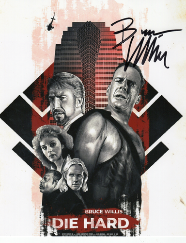 RP Bruce Willis Signed Photo 8x10 Reprint COA Autographed Die Hard ...