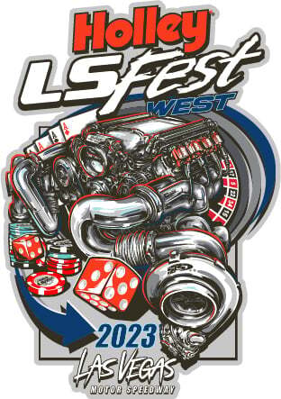 Holley 36-595 2023 LS Fest West Die cut Sticker | eBay