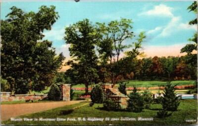 Postcard Scenic View In Meramec State Park US Highway 66 Near Sullivan ...