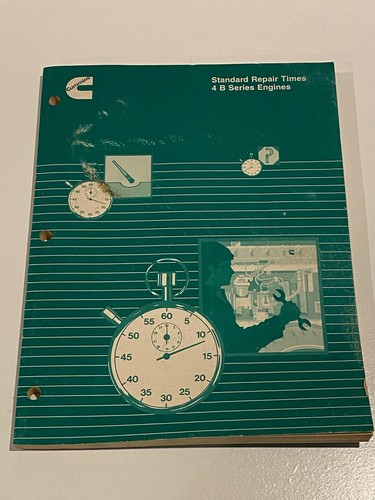 Cummins Standard Repair Times Service Manual SRT 4B Series Diesel ...