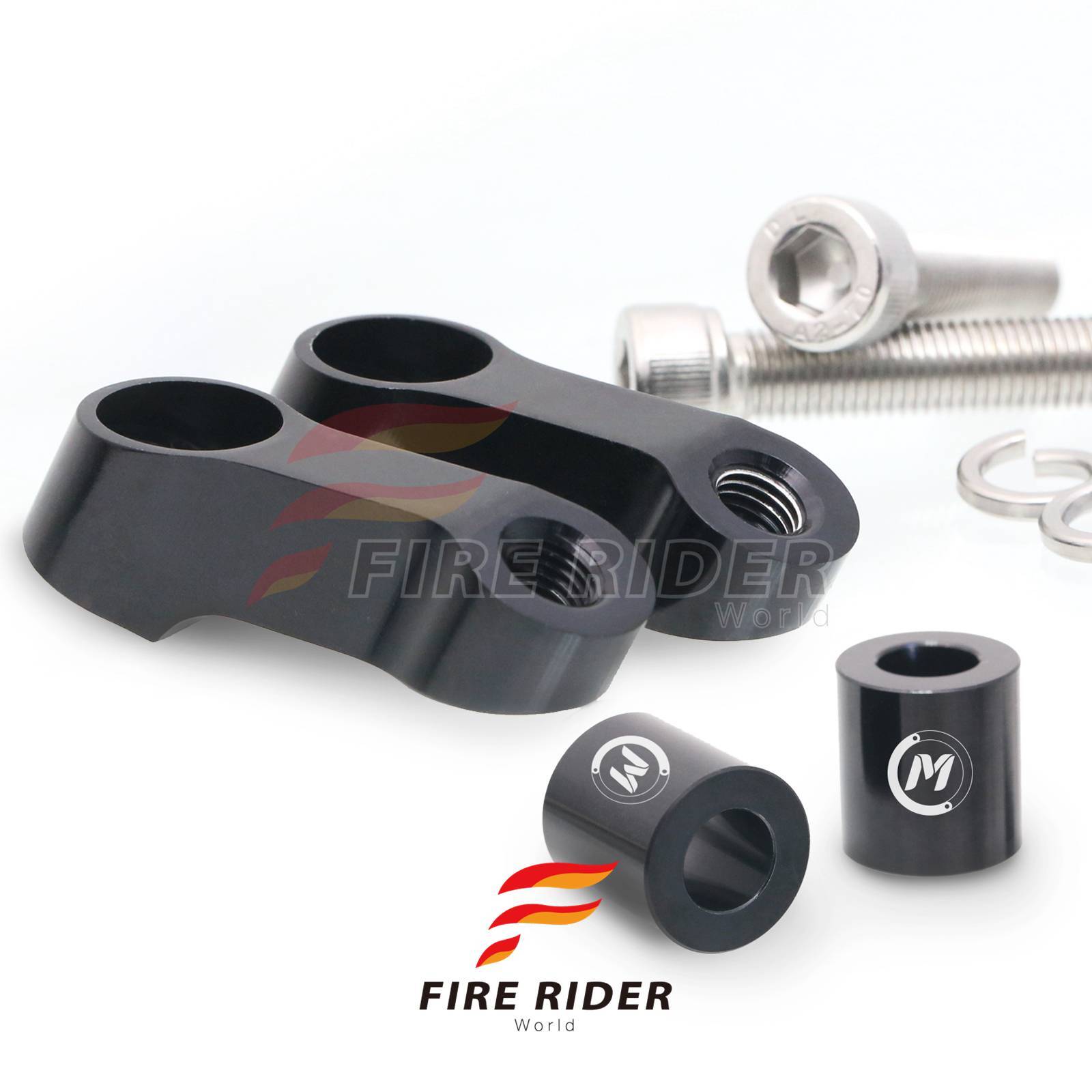 For Kawasaki ZRX1100 99-00 Rear View Mirror Extension Upview BLACK | eBay