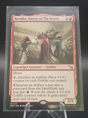 MTG Krenko, Baron of Tin Street #135 Murders at Karlov Manor Magic Card ...