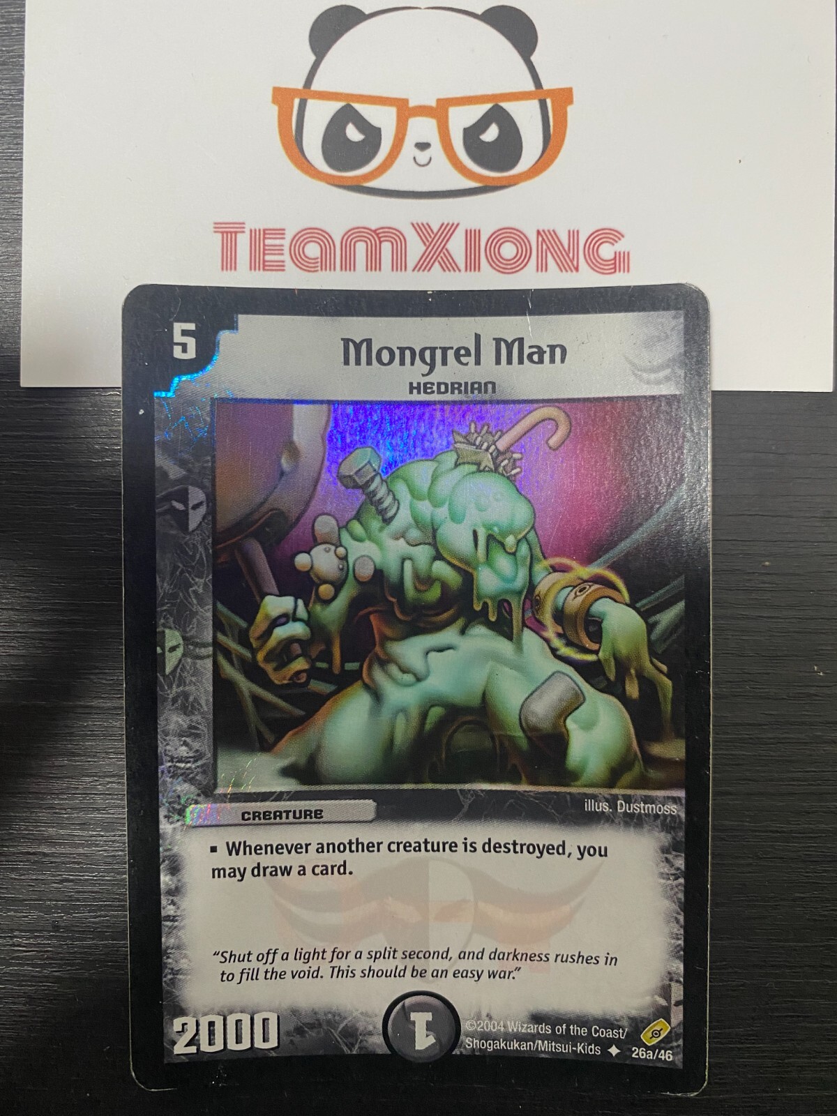 Duel Masters 2004 Shadowclash Collector Tin Promo 26a/46 Mongrel Man ...
