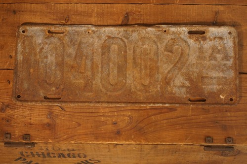 Antique Obsolete Iowa License Plate 100 years old No Date + 1925 Plate ...