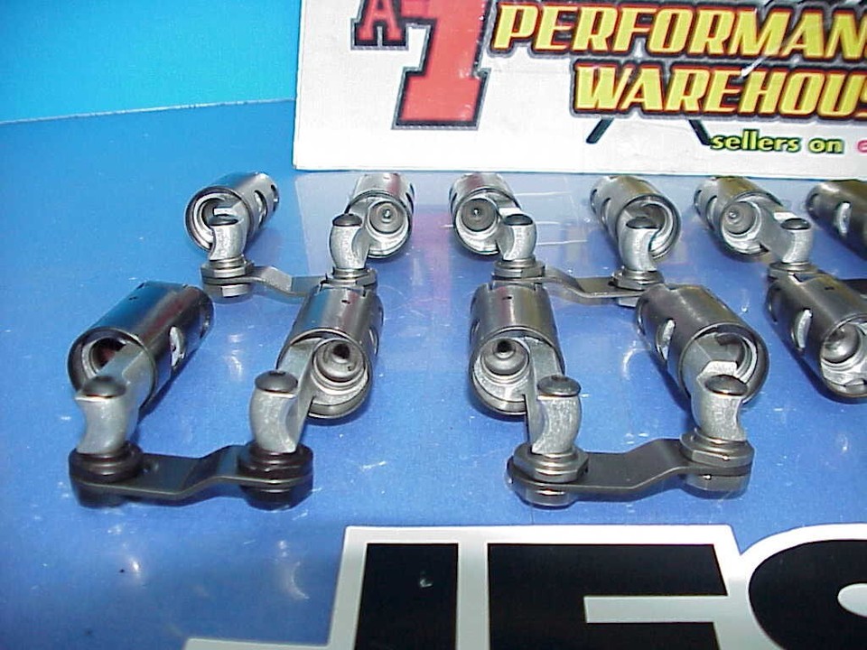 14 JESEL Tie Bar Splayed Roller Lifters Double Offset .875" Diameter ...