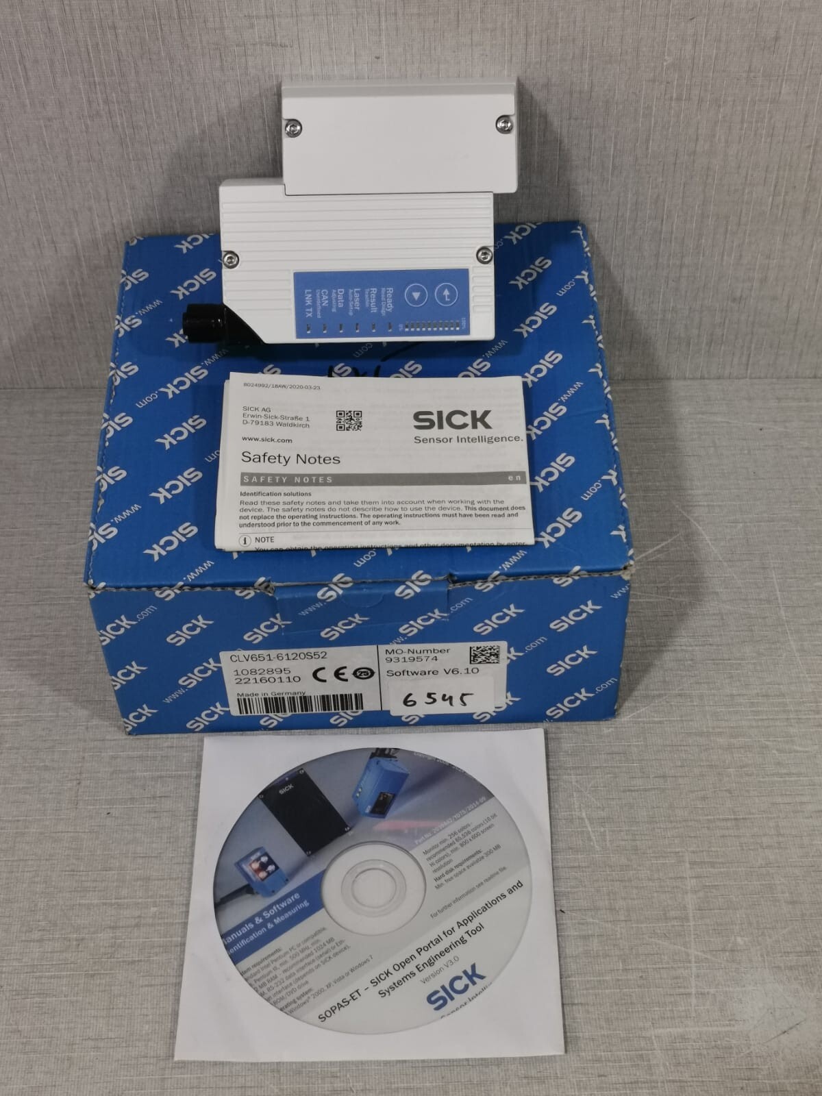 SICK CLV651-6120S52 1082895 BARCODE SCANNER CONTROLLER | eBay