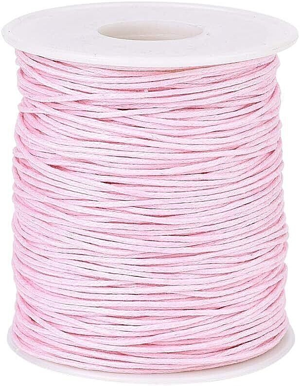 2mm Waxed Cotton Cord Jewelry Beading Macrame Knotting String Cording ...