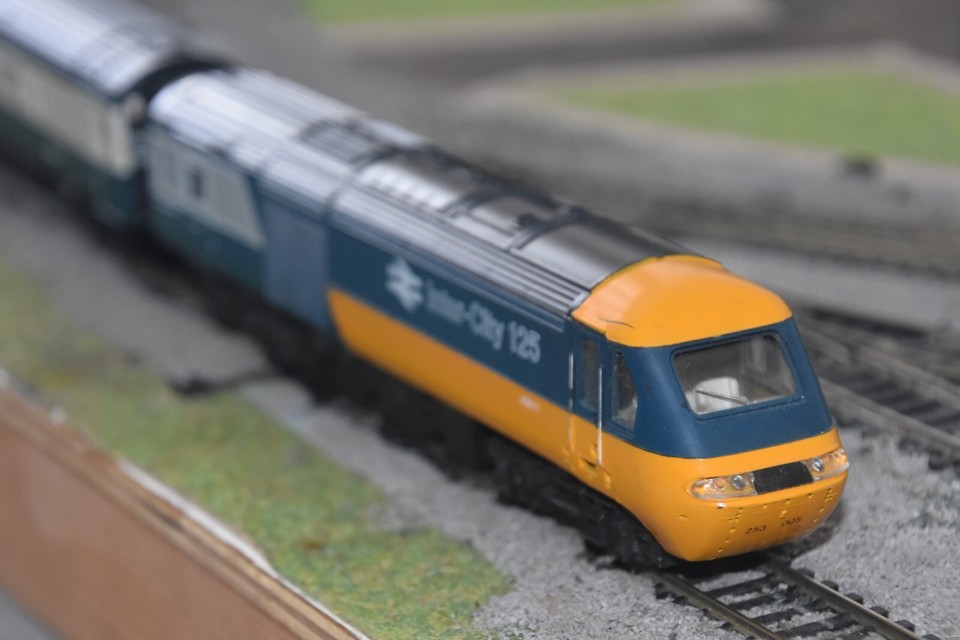 Hornby InterCity 125 HST Power Car + Dummy 43010 43011 BR Blue 253005 ...