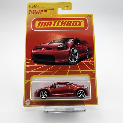 Matchbox Mitsubishi Eclipse Metal Car Toy Vintage Red Retro Series 1/24 | eBay
