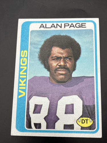 1978 Topps Football Card Alan Page Minnesota Vikings #406 | eBay