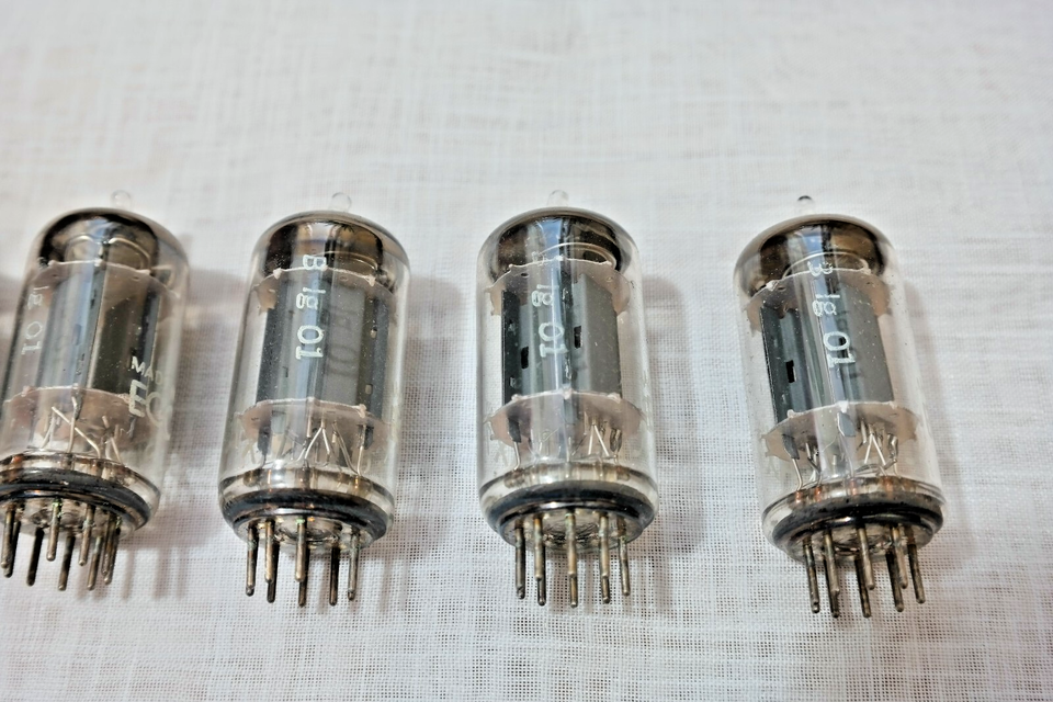 6 Telefunken 12AX7 Tubes valves TV7 Tested matched strong same date ...