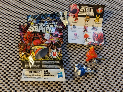 Power Rangers Micro Morphers Series 1 Blue Ranger & Burnertron | eBay