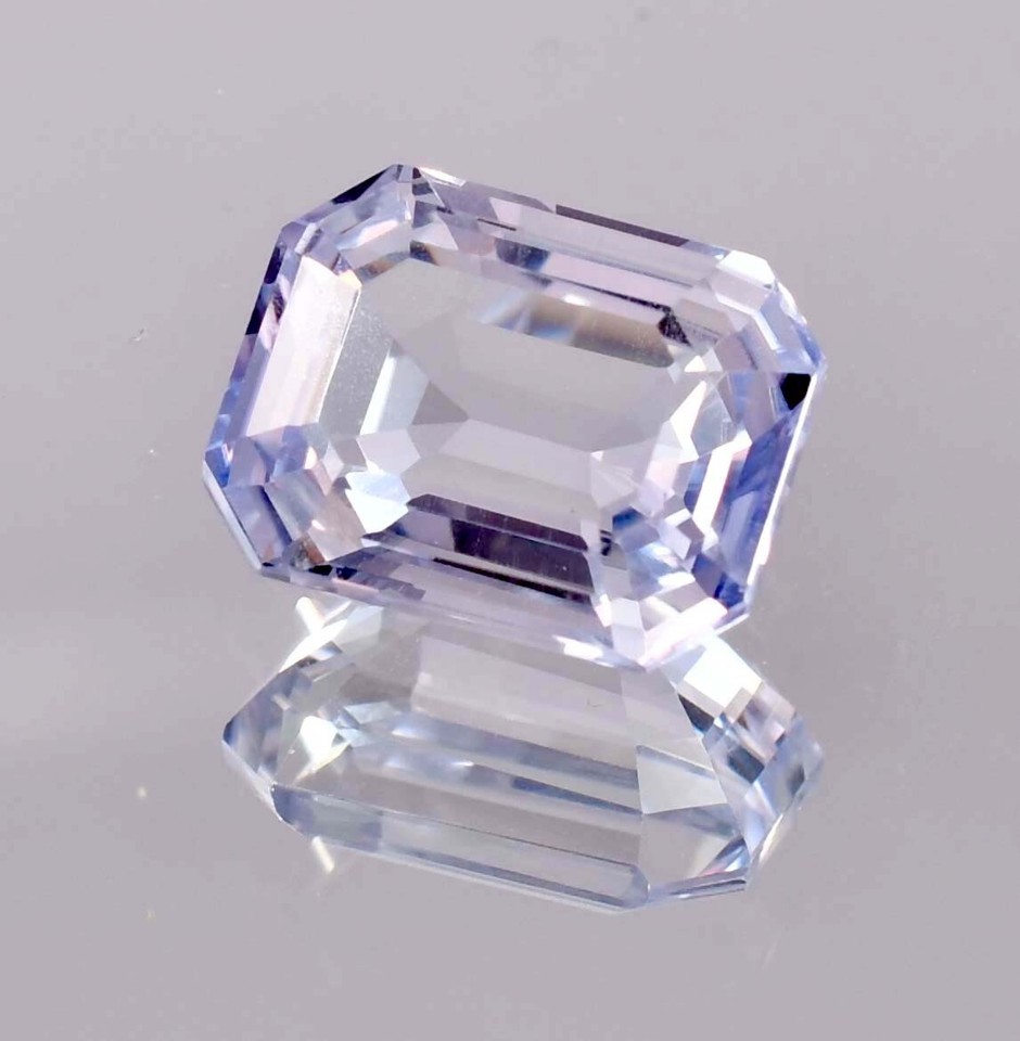 15 x 12 mm Flawless 16.40 Ct Natural Blue Namibia Jeremejevite GIT ...