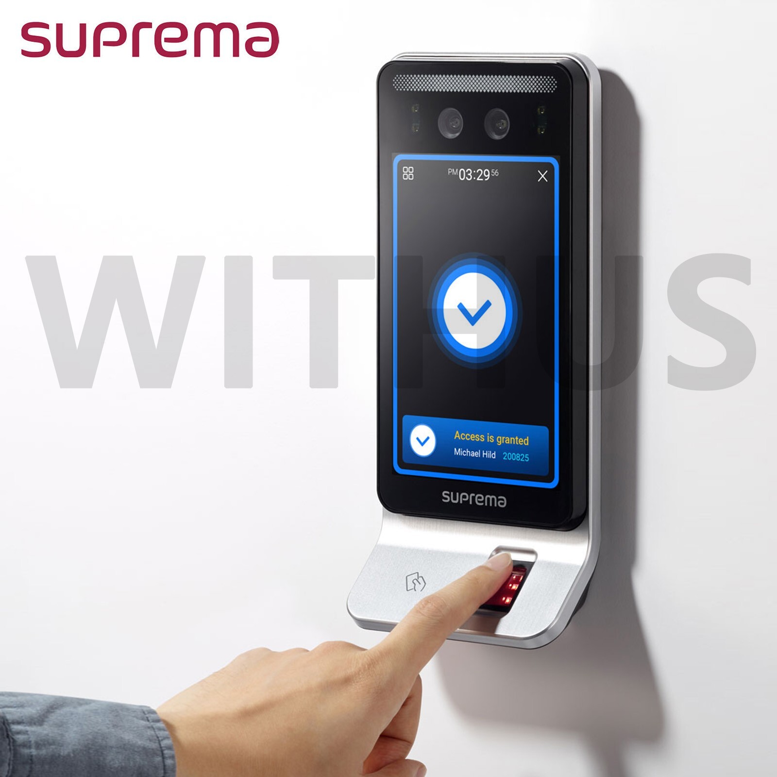 Suprema FaceStation F2 (FSF2-ODB) Fusion Multimodal Terminal Access ...