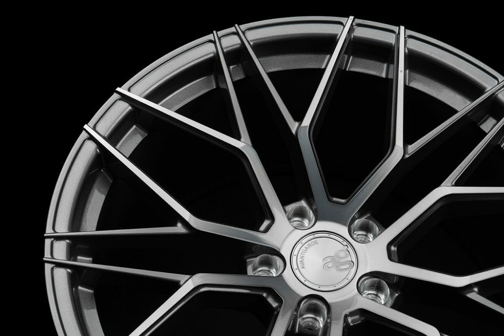 22” AG M520r GRAPHITE METALLIC WHEELS RIMS FOR BMW F01 / F02 740 750 ...